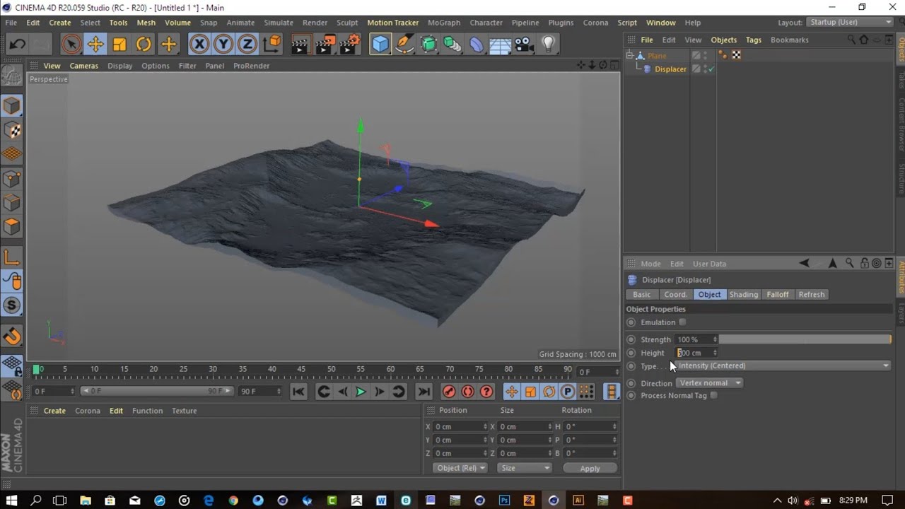 World machine to Cinema4d - YouTube