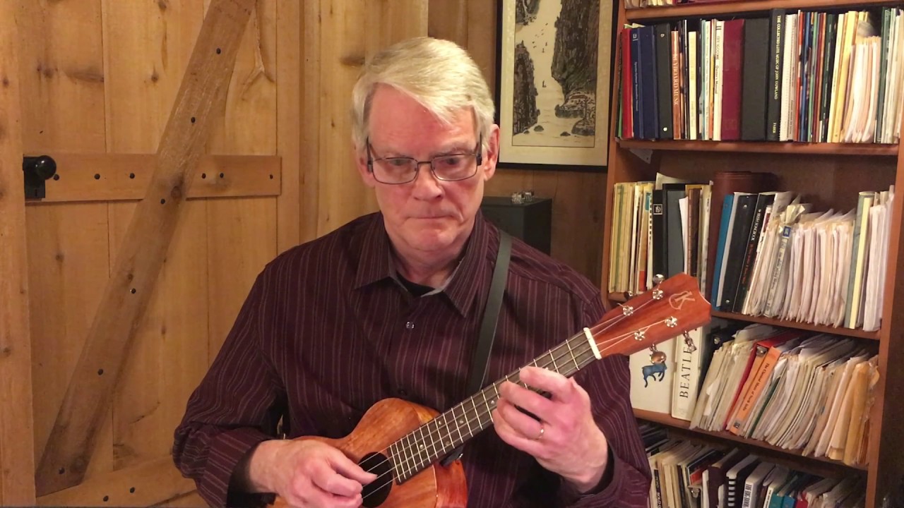 Gigue from cello suite no 5 by J S Bach: Daniel Estrem, ukulele - YouTube