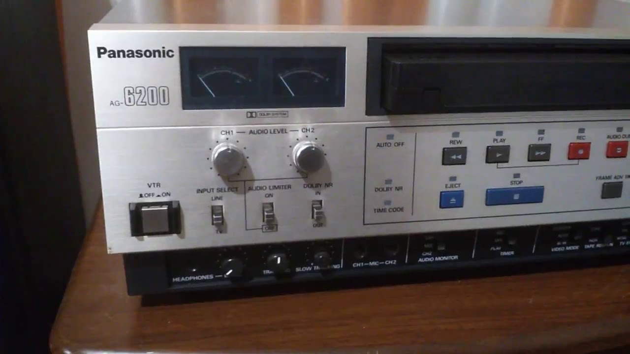 Panasonic ag6200 pal,NTSC - YouTube