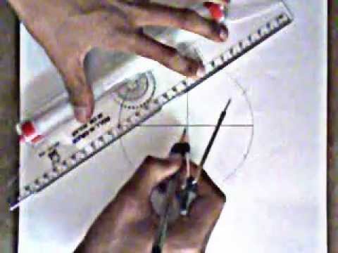 How to divide a circle into 12 equal parts ? - YouTube