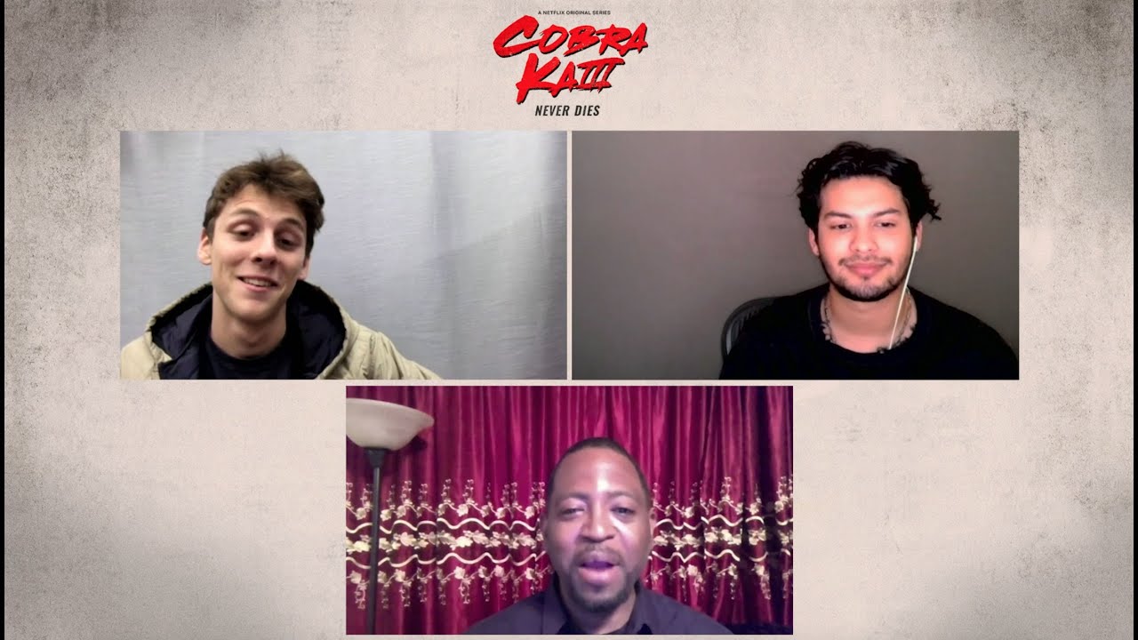 Jacob Bertrand and Xolo Maridueña talk Cobra Kai Season 3 - YouTube