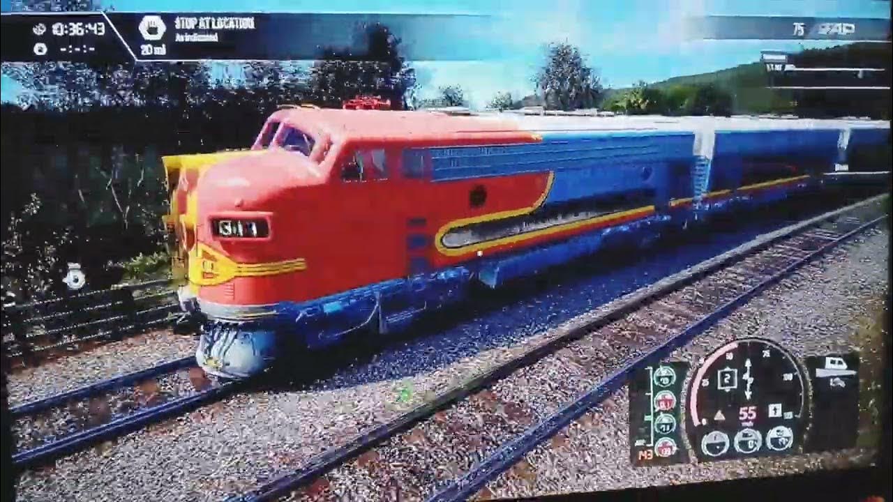Santa Fe F7 locomotive add-on Train sim world 4 PS4 - YouTube