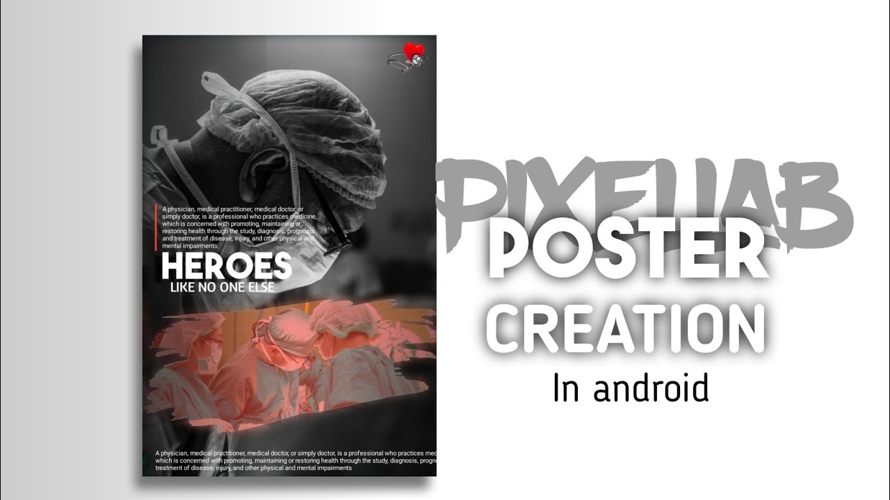 poster making || in android || pixelLab app || brighten malayalam ...