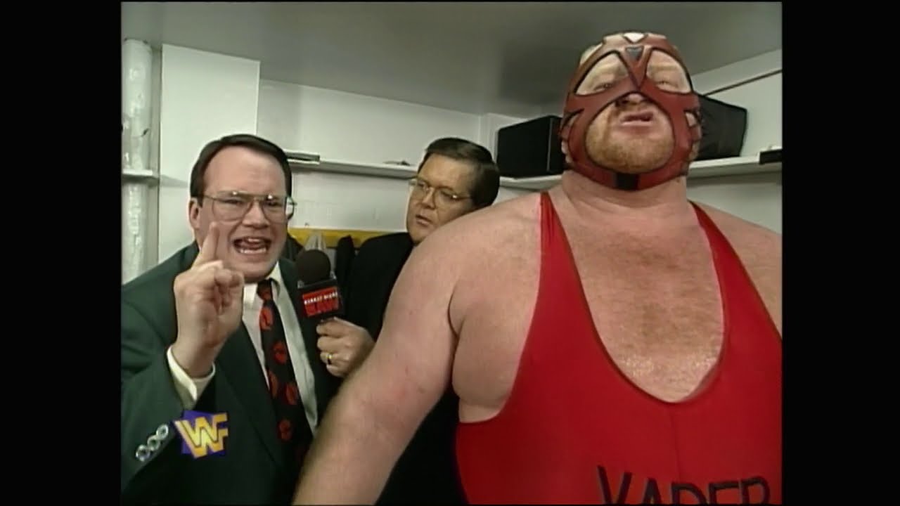 Jim Cornette & Vader Backstage Promo with Jim Ross (WWF) - YouTube