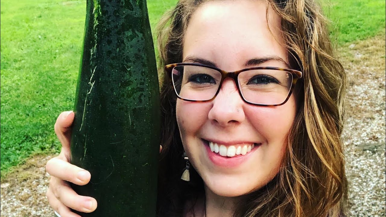 The biggest zucchini I’ve ever grown! | Garden Walk & Harvest | VLOG ...