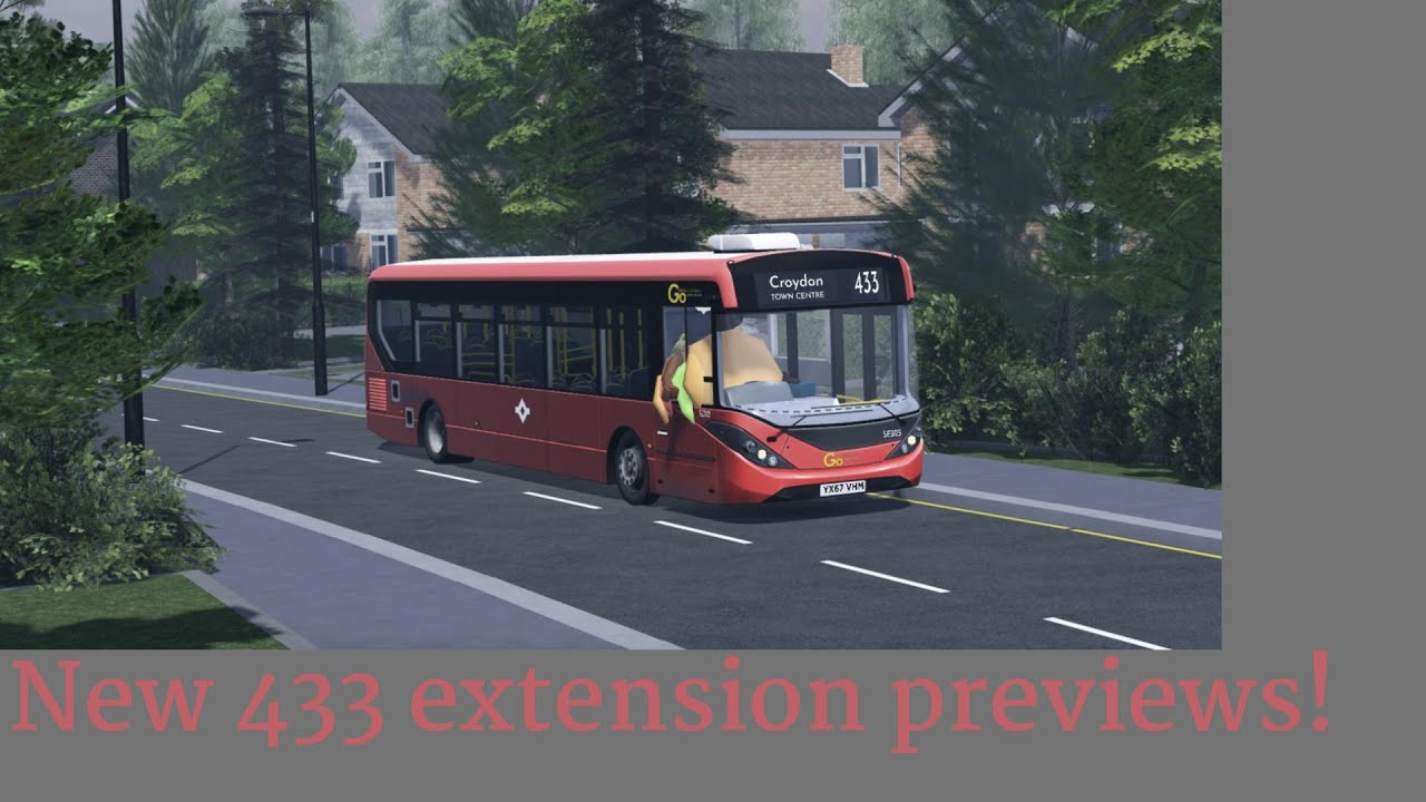 New V1.4 433 route extension previews! | Roblox Croydon - YouTube