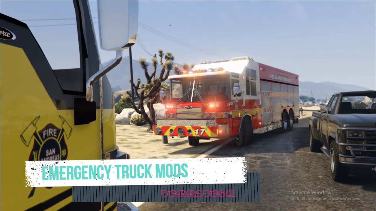 Fire fighter Pierce Quantum trucks showcasing #lspdfr #gta5 #police ...