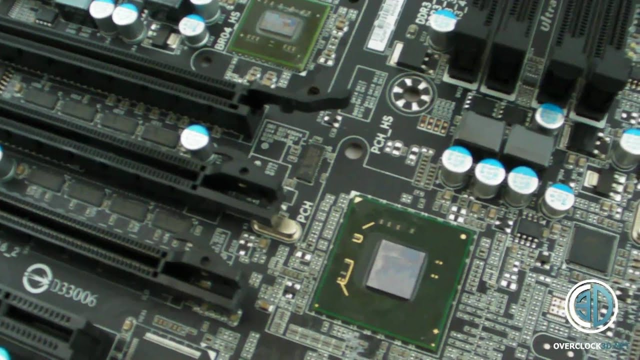 Gigabyte P67 UD7 Motherboard Review 1155 Sandy Bridge 2500k - YouTube