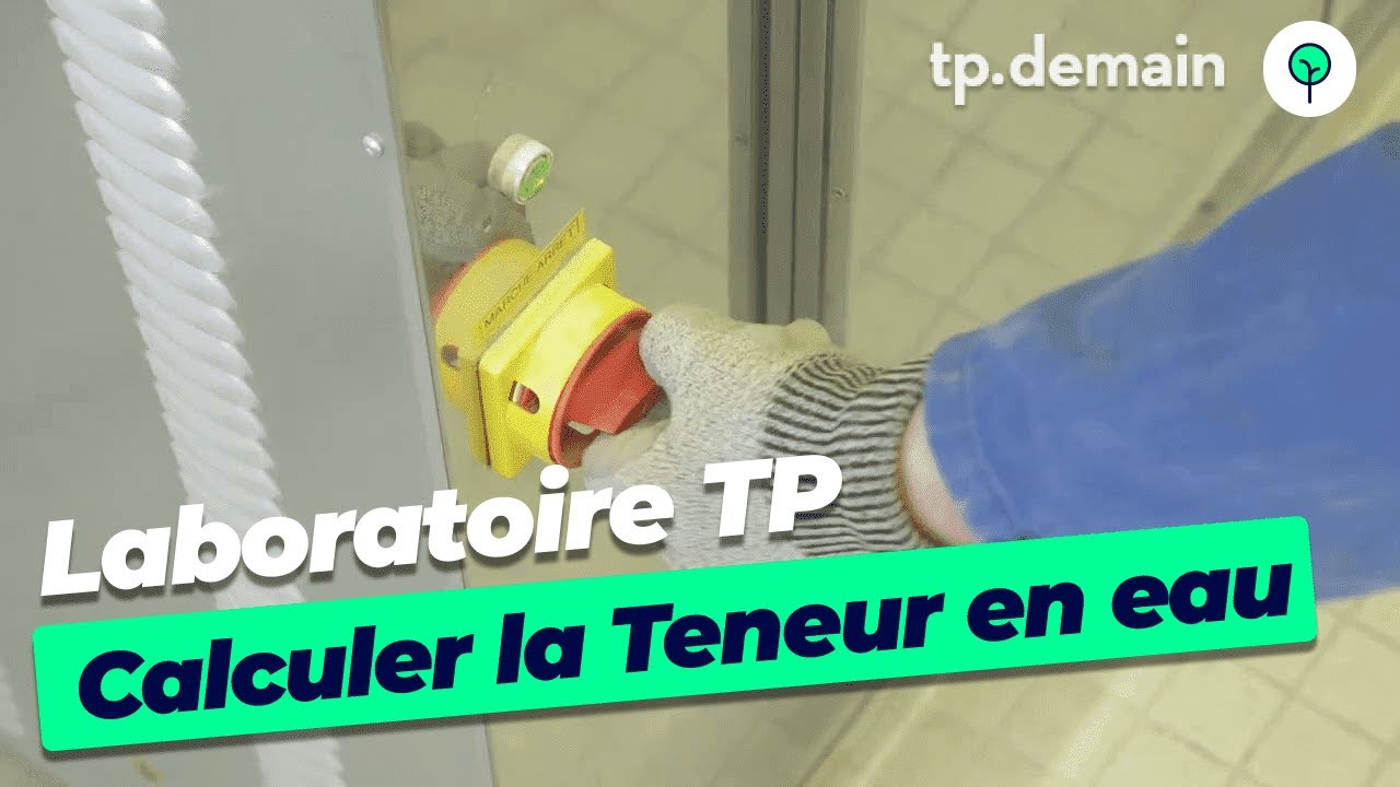 Calculer la Teneur en Eau des Matériaux - YouTube