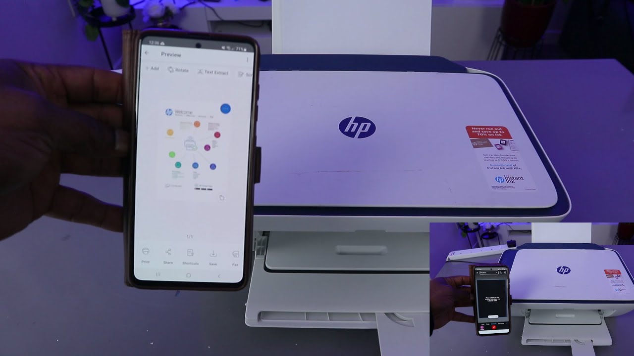 How to Scan a Document or Photo, Print, Share, and Save With HP Printer ...