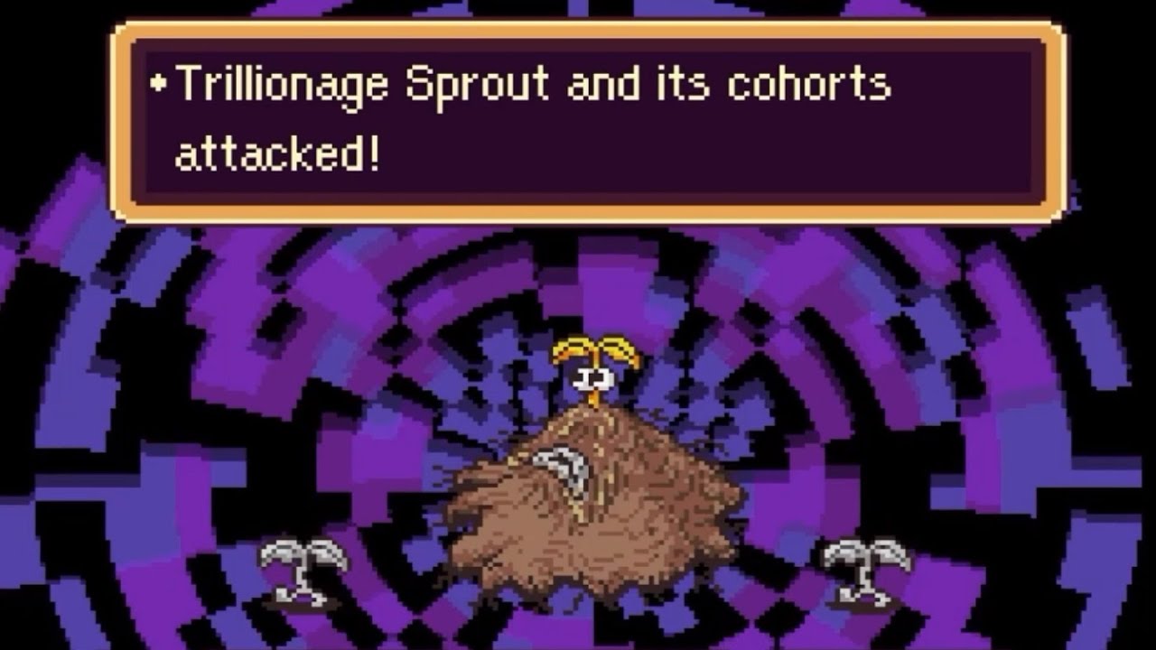 EarthBound — Trillionage Sprout Fight - YouTube