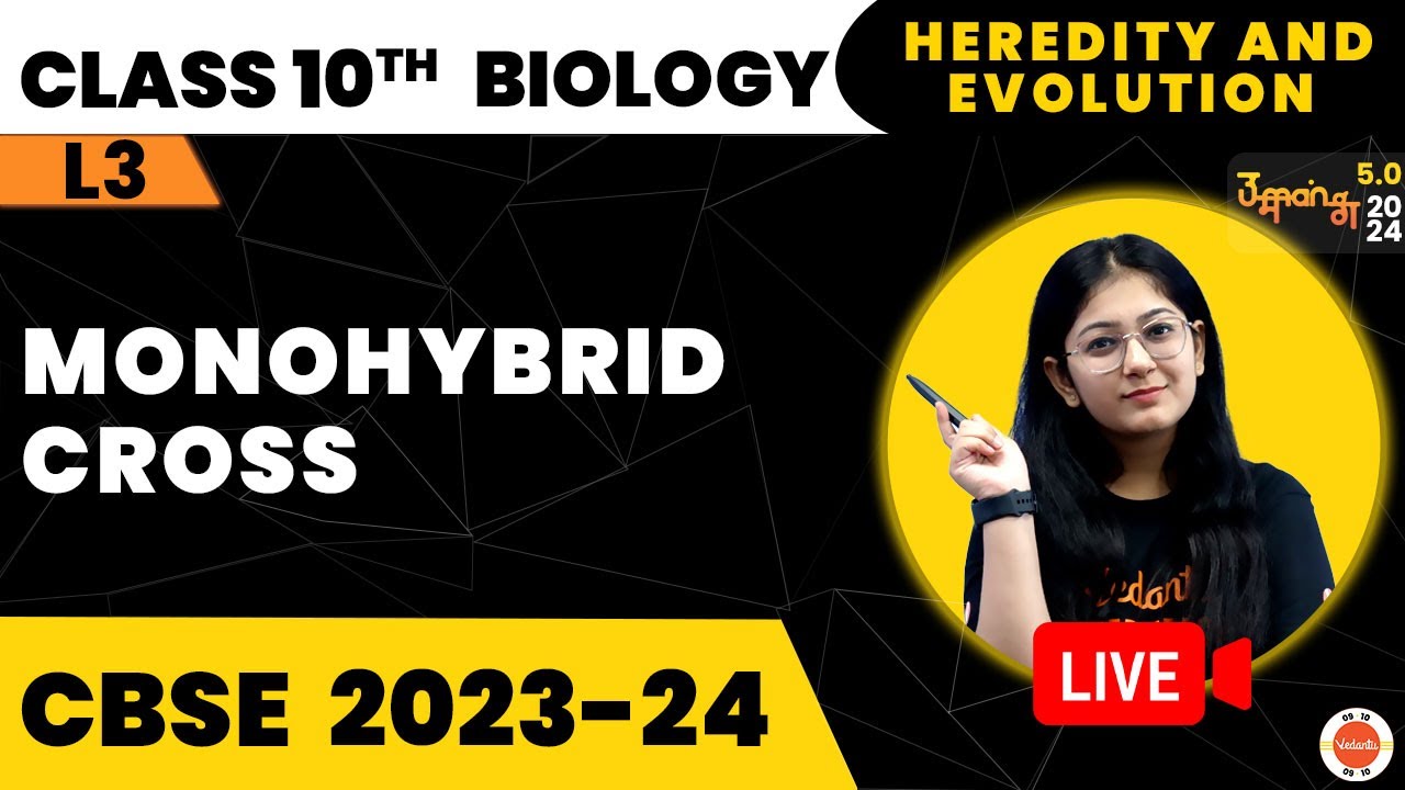 Monohybrid Cross Class 10 | Hereditary and Evolution | CBSE Class 10 ...