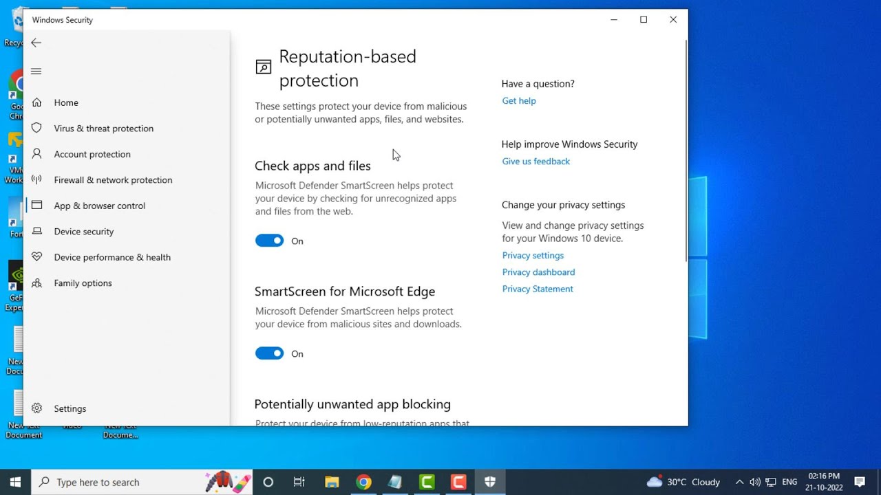 Fix Check apps and files Grayed Out And Managed By Administrator - YouTube