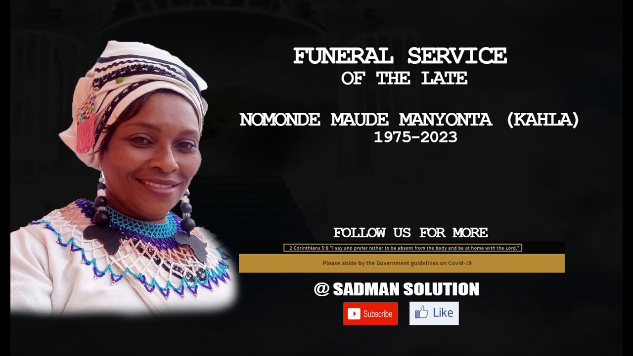 NOMONDE MAUDE MANYONTA KAHLA - YouTube