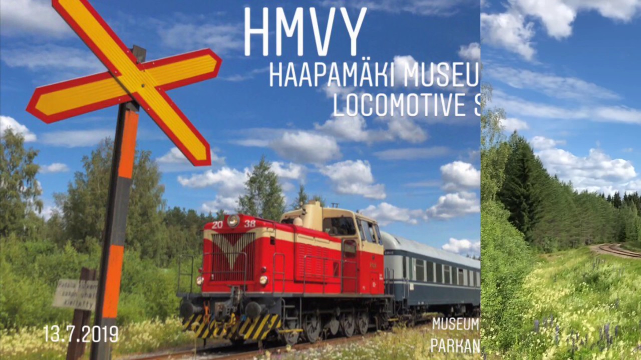 HMVY museum train on the Parkano - Niinisalo stretch - YouTube