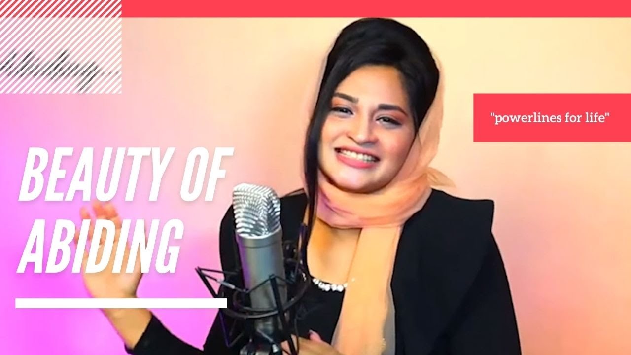 Beauty of Abiding | Sharon Kings | Powerlines short prayer - YouTube