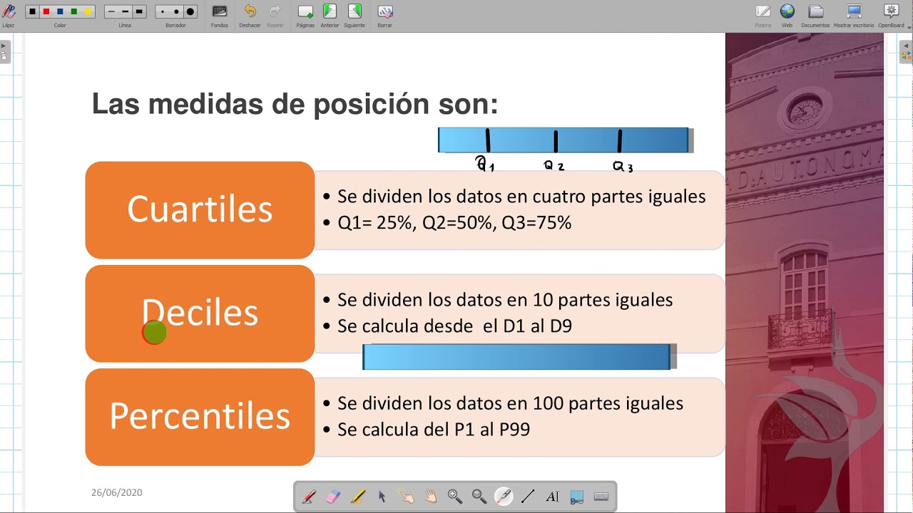 Medidas de posición: Cuartiles, Deciles y Percentiles - YouTube