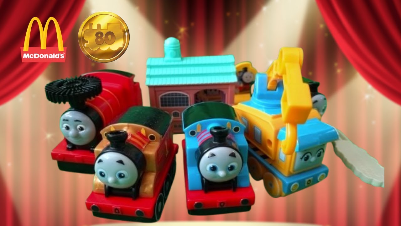 McDonald's Happy Meal Thomas & Friends Toys Introduction & Gameplay ...