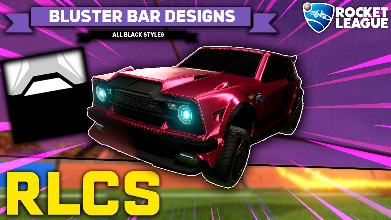 ALL POSSIBLE Combinations W/ Bluster Bar Decal W/ Secondary Black ...