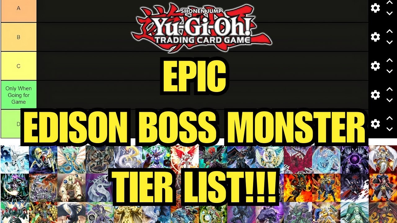 EPIC Edison Boss Monster Tier List! ft @cameronsaunders1410 - YouTube