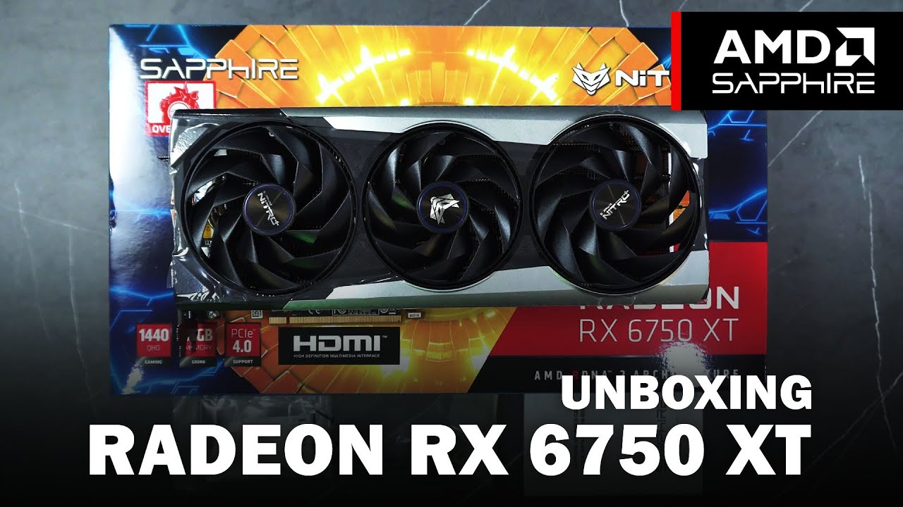 Seri unboxing - GPU AMD keren 3 fan - Sapphire Nitro+ RX 6750 XT - YouTube