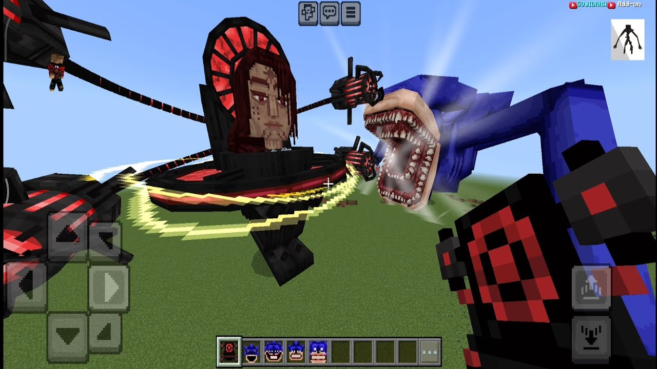 NEW Shin Sonic vs Astro Toilet MOD in Minecraft PE/BEDROCK - YouTube