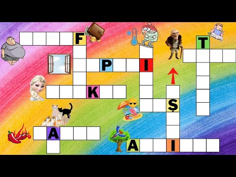 🌈 BİL BUL ÇÖZ 🌈 ZIT ANLAMLI KELİMELER BULMACASI 🍿 İYİ SEYİRLER ♥️