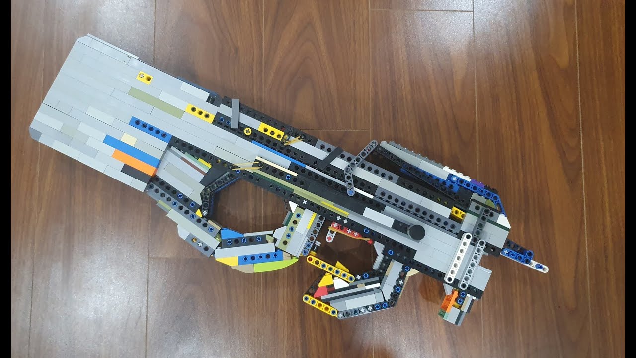 Lego FN P90 - YouTube