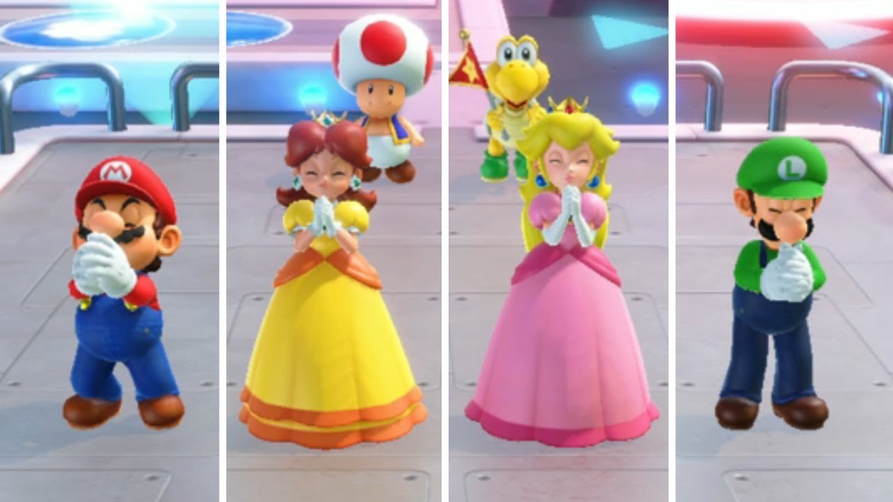 Mario Party Superstars Space Land Mario vs Peach , Daisy & Luigi - YouTube