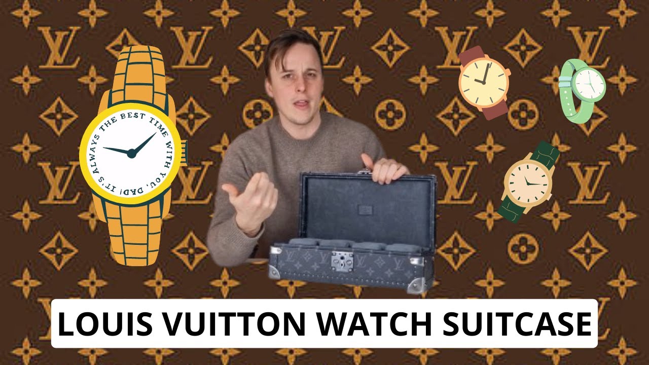 CRAZY LOUIS VUITTON WATCH CASE | This canvas or the classic one ? - YouTube