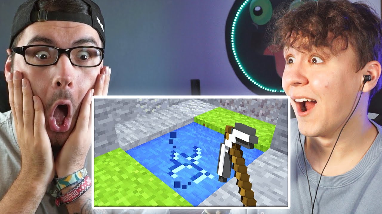 ROMAN & LARS REAGIEREN auf SCHLECHTE FALLEN in MINECRAFT?! - YouTube