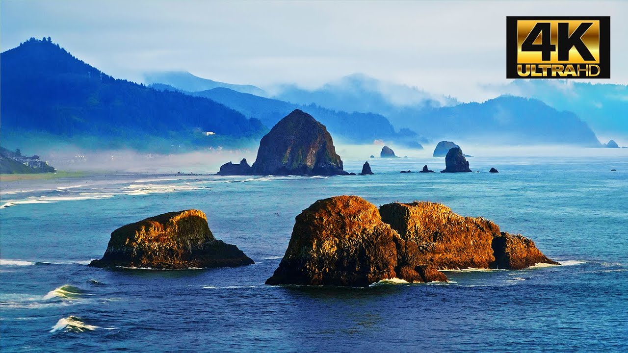 OREGON COAST TOUR | Peaceful Music for 3 HOURS | 4K - YouTube