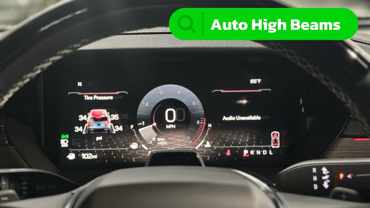 How to Use Your Auto High Beams on Your Acadia - YouTube
