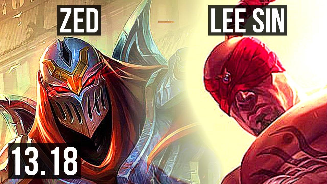 ZED vs LEE SIN (JNG) | 11/0/8, Legendary, 1.4M mastery, 800+ games | BR ...