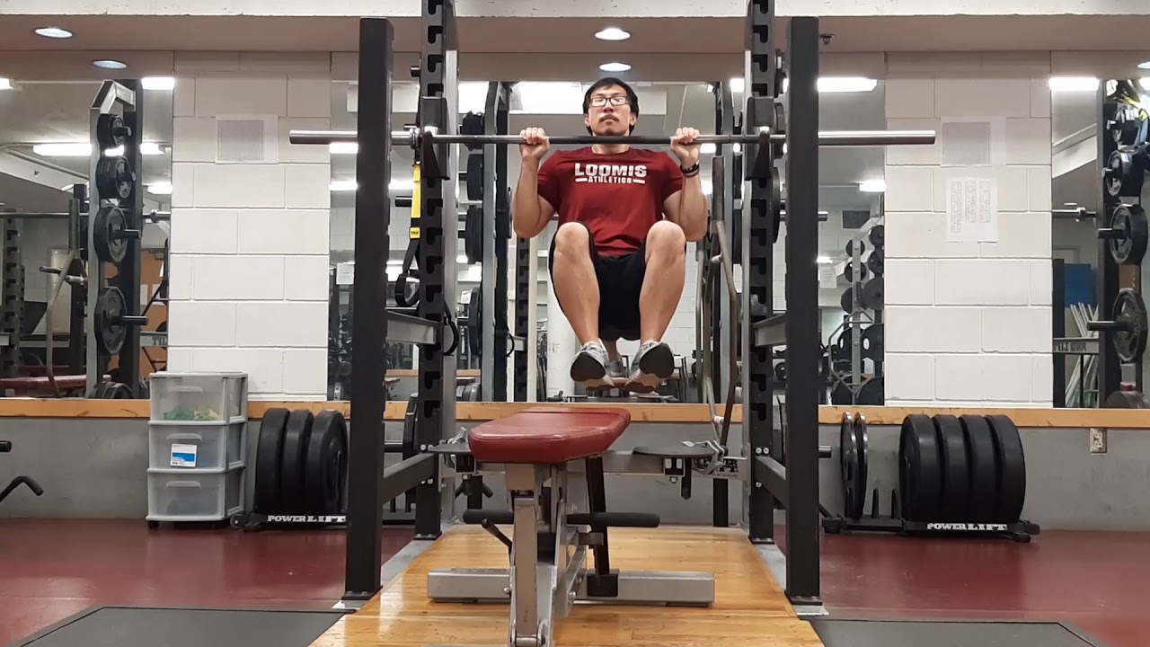 Feet Supported Pull Ups - YouTube