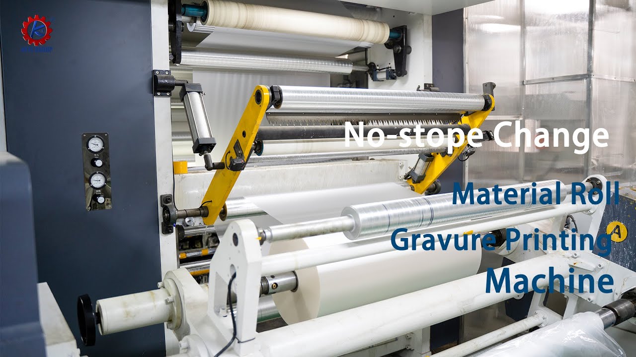 Gravure Printing 丨Rotogravure Press 丨Rotogravure Printing Machine 丨Non-stop Change Material Roll ...