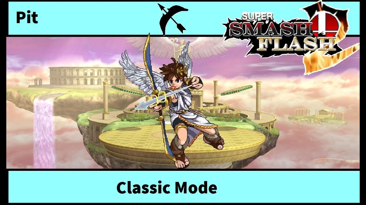 Super Smash Flash 2 - Pit Classic Mode - YouTube