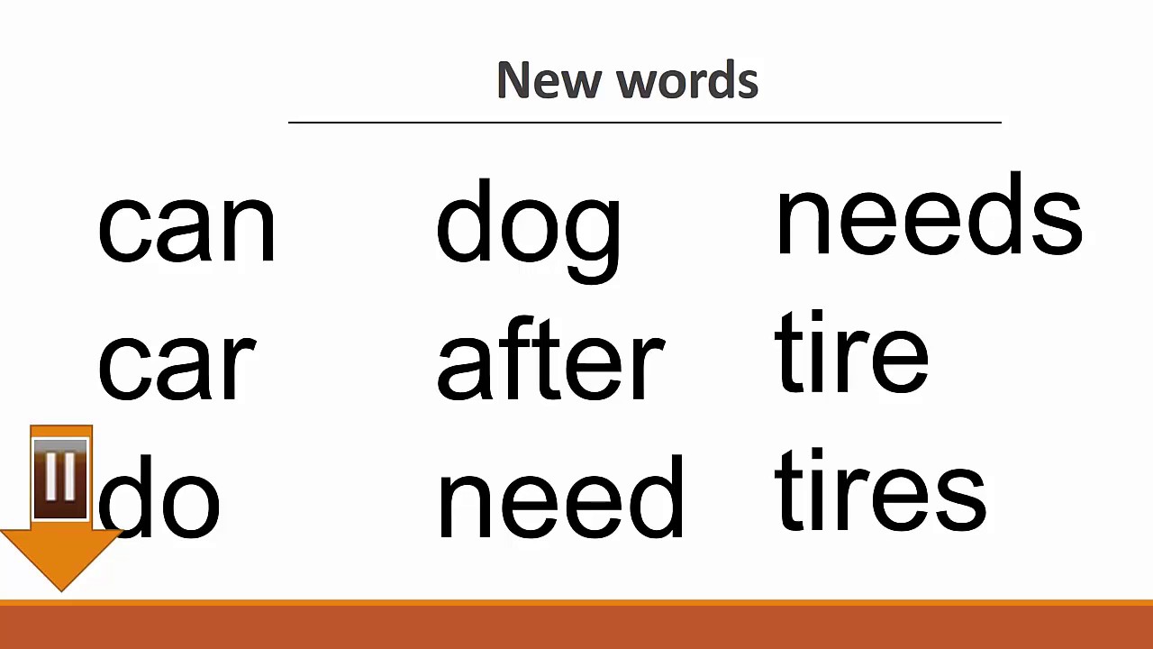 Literacy Part 3 Words - YouTube