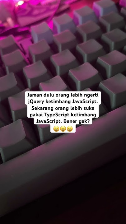 jQuery, JavaScript and TypeScript - YouTube