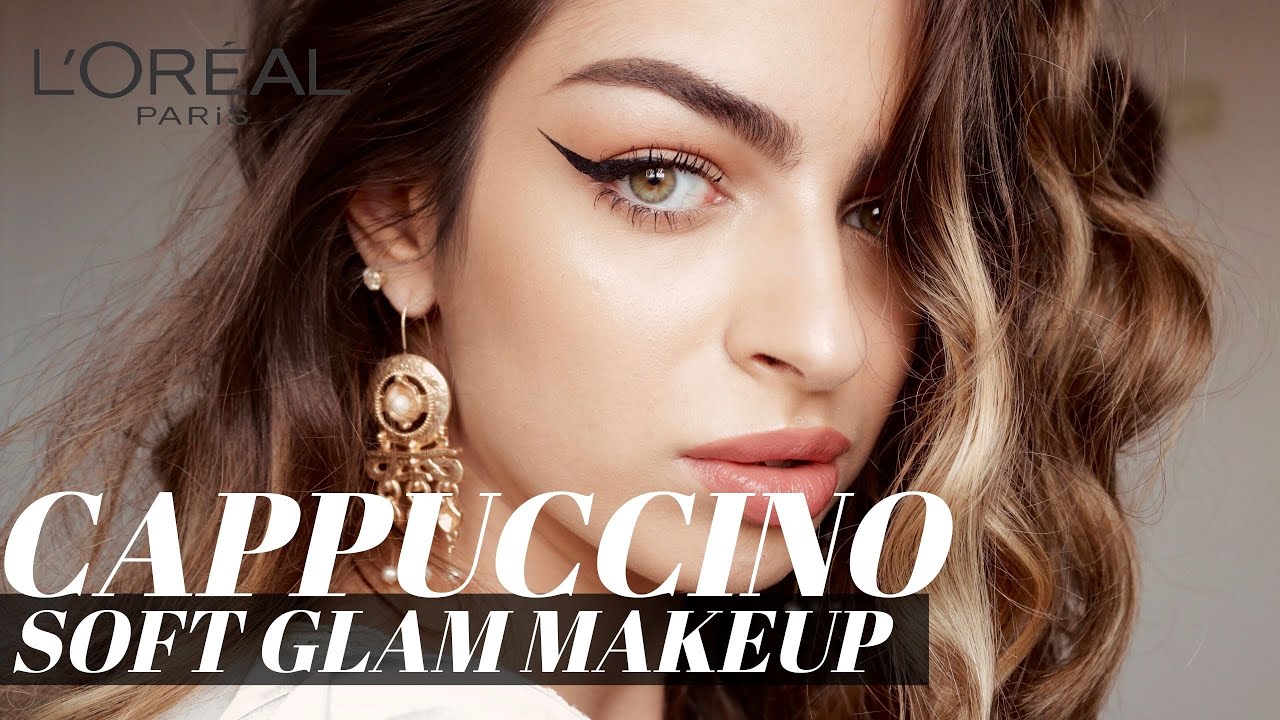 CAPPUCCINO - Soft Glam Makeup L'Oréal | Maria Dius - YouTube