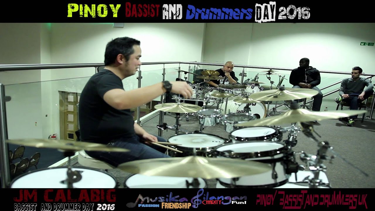 Pinoy Bassist and Drummers Day 2016 (Part 1 Drums) - YouTube