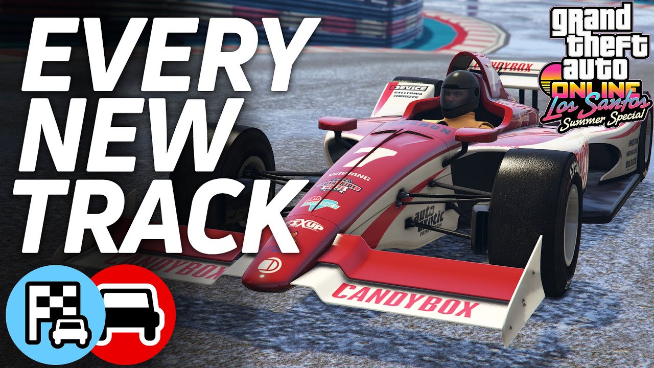 GTA 5 Online - Every Open Wheel Race in Los Santos Summer Special DLC ...