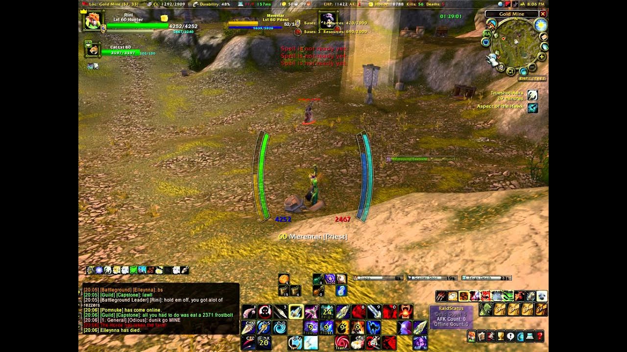 World of Warcraft Level 60 Hunter PVP - YouTube