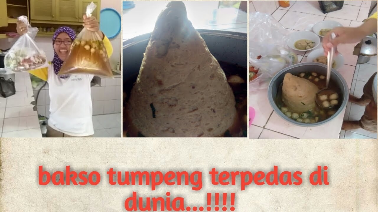 🔴Bakso tumpeng terbesar dan terhottt - YouTube