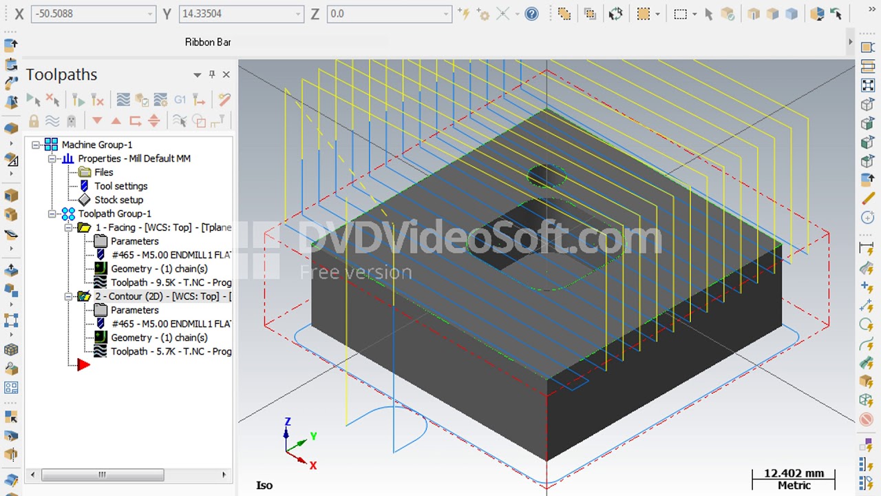 Mastercam Design X9 for Basic Milling Operations - YouTube