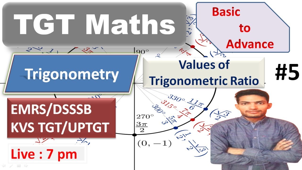 Graphs of Trigonometric Ratios || TGT Maths || UP TGT / EMRS / UP GIC ...