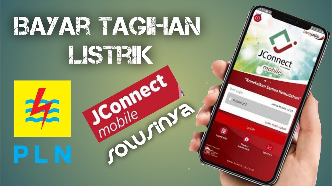 Bayar tagihan listrik via Jconnet Jatim - YouTube