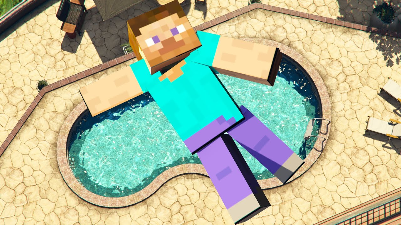 Steve Minecraft GTA 5 Parkour Fails Crazy Jumps and Ragdolls ep.38 ...