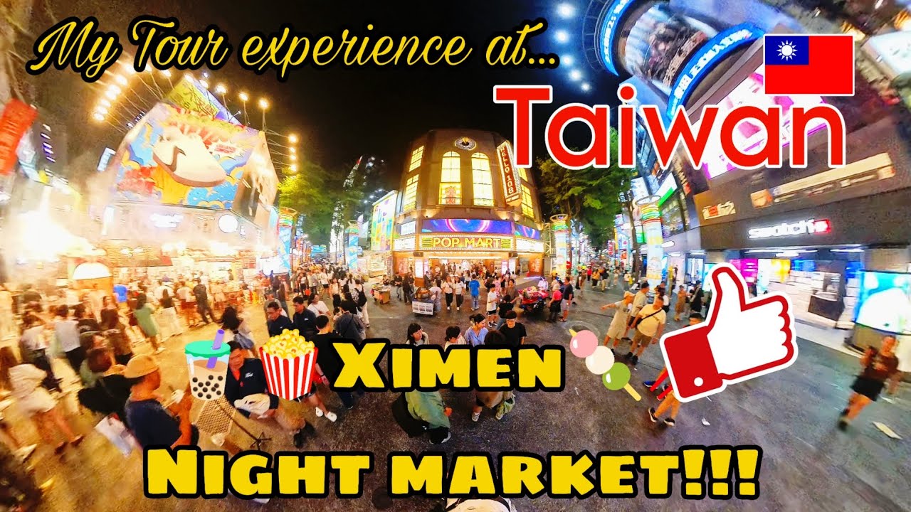 Ximen Ximending Night Market Tour Experience OFW Taiwan Gala #live #vlog #food #travel #explore ...
