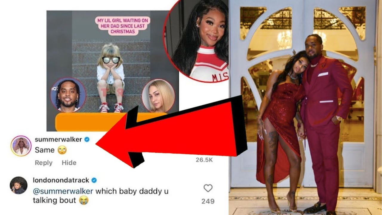 SUMMER WALKER EXPOSES BABYDAD LONDON ON DA TRACK AS A DEADBEAT DAD (8 ...